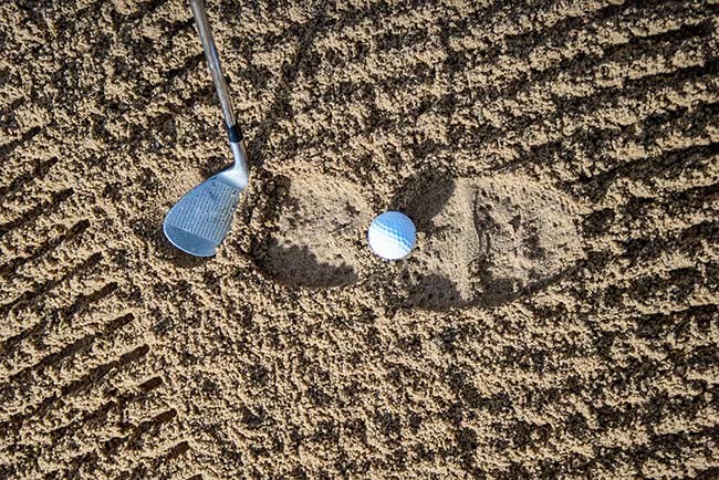 Hitting some bunker shots - Golf SWING 24/7 | Golf SWING 24/7